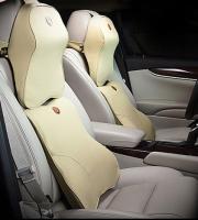 China Enhance Your Driving Experience with Memory Foam Car Neck Pillow and Lumber Support for sale