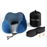 China Memory Foam Neck Pillow for Airplane Travel and Child Seat Belt Provides Neck Support for sale