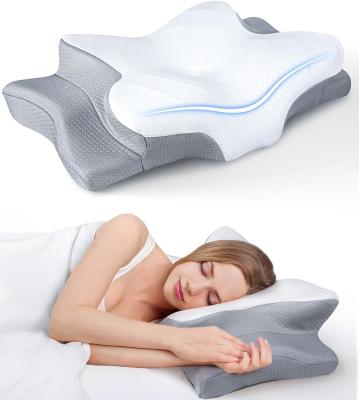 China Molded Cooling Cervical Pillow Adjustable Neck Support for Side Back and Stomach Sleepers for sale