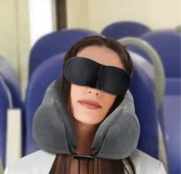 China Memory Foam Neck Pillow for Airplane Travel and Child Seat Belt Provides Neck Support for sale