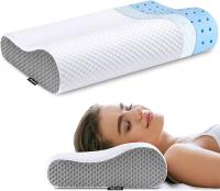 China Orthopedic Molded Neck Pillow for Pain Relief and Comfortable Sleeping Experience for sale