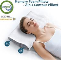 China Orthopedic Molded Neck Pillow for Pain Relief and Comfortable Sleeping Experience for sale
