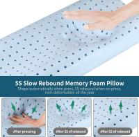 China Orthopedic Molded Neck Pillow for Pain Relief and Comfortable Sleeping Experience for sale