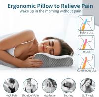 China Orthopedic Molded Neck Pillow for Pain Relief and Comfortable Sleeping Experience for sale