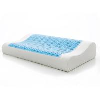 China Easy Sleep Neck Support Memory Foam Pillow Standard Size with Cool Silicone Bed Pillow for sale