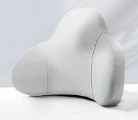 China Customized Logo Memory Foam Waist Support Pad for Breathable Office Chair and Car Seat for sale