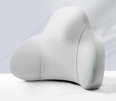China Customized Logo Memory Foam Waist Support Pad for Breathable Office Chair and Car Seat for sale