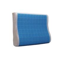 China Easy Sleep Neck Support Memory Foam Pillow Standard Size with Cool Silicone Bed Pillow for sale