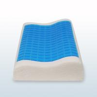 China Thin Silicone Cooling Gel Pillow with Washable Breathable Cover and Anti-Apnea Relief for sale