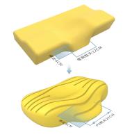 China Handmade Custom Cervical Memory Foam Pillow for Therapeutic Head and Neck Pain Relief for sale