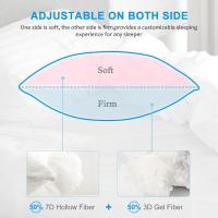 China Queen Size Memory Foam Bed Pillows for Side and Back Sleepers 2 Pack Super Soft Pillows for sale