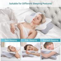 China Contour Memory Foam Neck Support Pillow Home Pillow for Side and Back Sleepers Fabric Count 80 for sale
