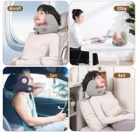 China U-Shape JOURM Memory Foam Pillows Multi-functional Bluetooth Travel Pillow for Airplane/Office for sale