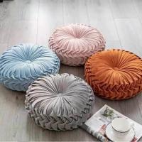 China Car Home Decor Sofa Cushion Solid Pumpkin Office Elastic Universal Velvet Customized for sale