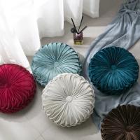China Car Home Decor Sofa Cushion Solid Pumpkin Office Elastic Universal Velvet Customized for sale