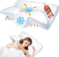 China Function Healthy Sleep Deep Sleep Molded Memory Foam Orthopedic Neck Support Pillow for sale