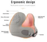 China U-Shape JOURM Memory Foam Pillows Multi-functional Bluetooth Travel Pillow for Airplane/Office for sale
