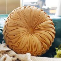 China Car Home Decor Sofa Cushion Solid Pumpkin Office Elastic Universal Velvet Customized for sale