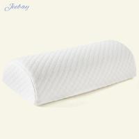 China Anti-Static Memory Foam Semi Round Leg Pillow for Slow Rebound Leg Pressure Relief for sale