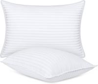 China Healthy Sleep Queen Size White Bed Pillows Set of 2 for Back Stomach or Side Sleepers for sale