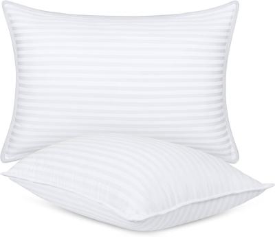 China Healthy Sleep Queen Size White Bed Pillows Set of 2 for Back Stomach or Side Sleepers for sale