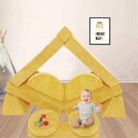 China Irregular Floor Children Sofa Foam Modular Sectional 10 Pieces Set in Customized Colors for sale