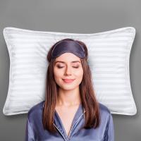 China Healthy Sleep Queen Size White Bed Pillows Set of 2 for Back Stomach or Side Sleepers for sale
