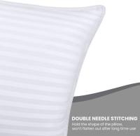 China Healthy Sleep Queen Size White Bed Pillows Set of 2 for Back Stomach or Side Sleepers for sale