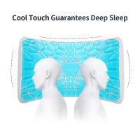 China 2.4kg Core Trapezoid Memory Foam Cooling Bed Pillow for Comfortable Ergonomic Support for sale