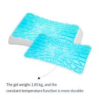 China 2.4kg Core Trapezoid Memory Foam Cooling Bed Pillow for Comfortable Ergonomic Support for sale