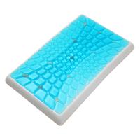 China Memory Foam Filling Eco-friendly Healthy Sleep Gel Pillow with Cool Gel Customized for sale
