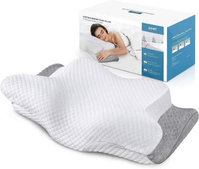 China NECK Pain Relief Memory Foam Pillow with Cooling Pillowcase and Customizable Design for sale
