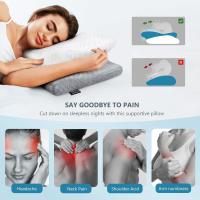 China NECK Pain Relief Memory Foam Pillow with Cooling Pillowcase and Customizable Design for sale