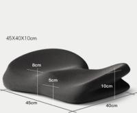 China Outdoor Home 3D Memory Foam Pressure Relief Seat Cushion Pillow with Customized Color for sale