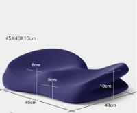 China Outdoor Home 3D Memory Foam Pressure Relief Seat Cushion Pillow with Customized Color for sale