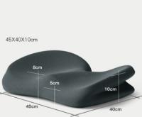China Outdoor Home 3D Memory Foam Pressure Relief Seat Cushion Pillow with Customized Color for sale