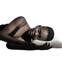 China Total 100% pure memory foam Gel Thin Pillow for Neck Pain Relief Personalized Design for sale