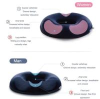 China JOURM Donut Seat Cushion Pillow for Home Decor Memory Foam Relieves Tailbone Pressure for sale