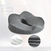 China Breathable and Comfortable Square Memory Foam Seat Cushion for Long Hours of Sitting for sale