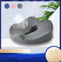 China Breathable and Comfortable Square Memory Foam Seat Cushion for Long Hours of Sitting for sale
