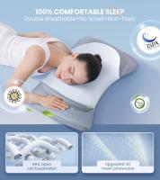 China NECK Part Ergonomic Contour Pillow for Pain Relief Anti-Static Memory Foam for sale
