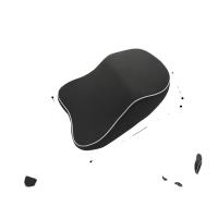 China Black Custom LOGO Car Neck Support Pillow Memory Foam Ergonomic Orthopedic Neck Pillow for sale