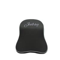 China Black Custom LOGO Car Neck Support Pillow Memory Foam Ergonomic Orthopedic Neck Pillow for sale