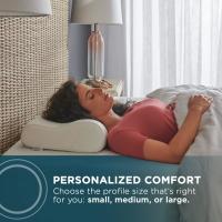 China NECK Pillow Large Profile White TEMPUR-Ergo Molded for Posture Improvement for sale