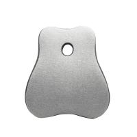 China Customized Ergonomic OBLONG Memory Foam Cotton Waist Support Pillow for Office and Car for sale