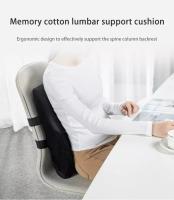 China Memory Foam Filling Office Chair Back Cushion with Adjustable Straps and 750g Filling for sale