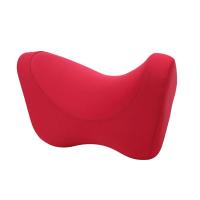 China 80 Custom Logo Accepted U-shape Travel Neck Pillow with 100% Memory Foam Filling Material for sale