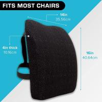 China Relieve Back Pain and Improve Posture with Our Lumbar Pillow Back Support Cushion for sale