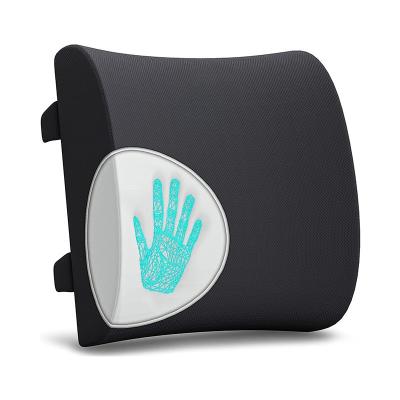 China Memory Foam Pillow for Chair Lower Back Pain Relief Orthopedic Lumbar Support Cushion for sale