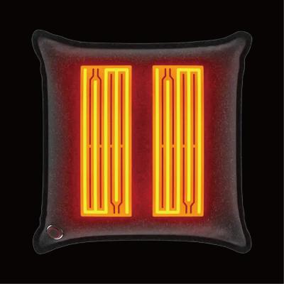 China Stay Warm Anywhere Anjuny USB Heated Pillow Back Cushion for Outdoor Activities for sale